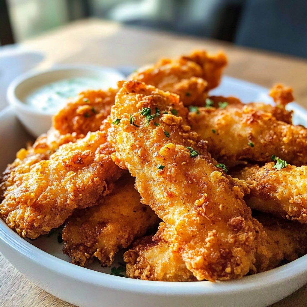 Amazing Crispy Homemade Chicken Tenders for Delightful Meals