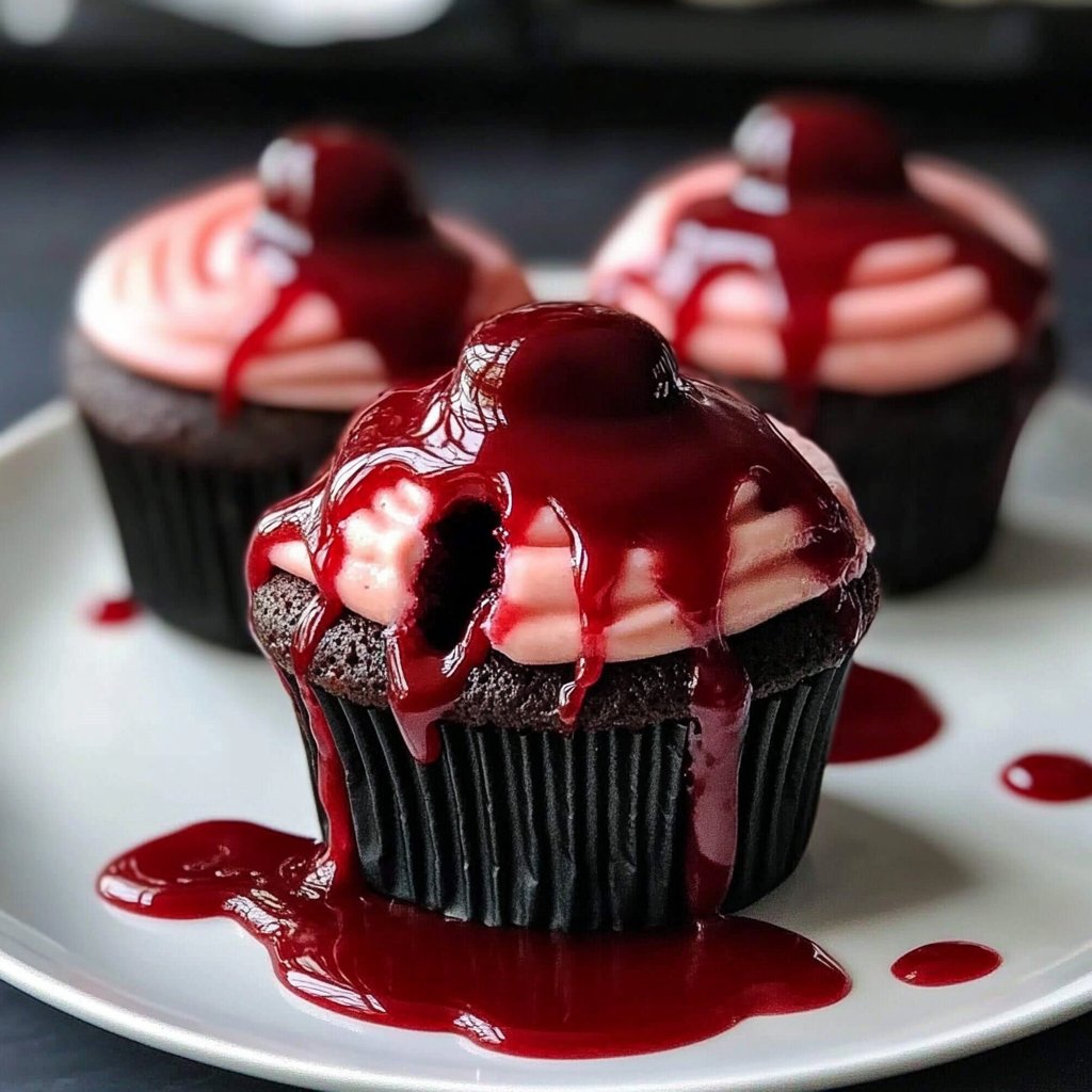 Amazing Vampire Bite Cupcakes for an Incredible Treat