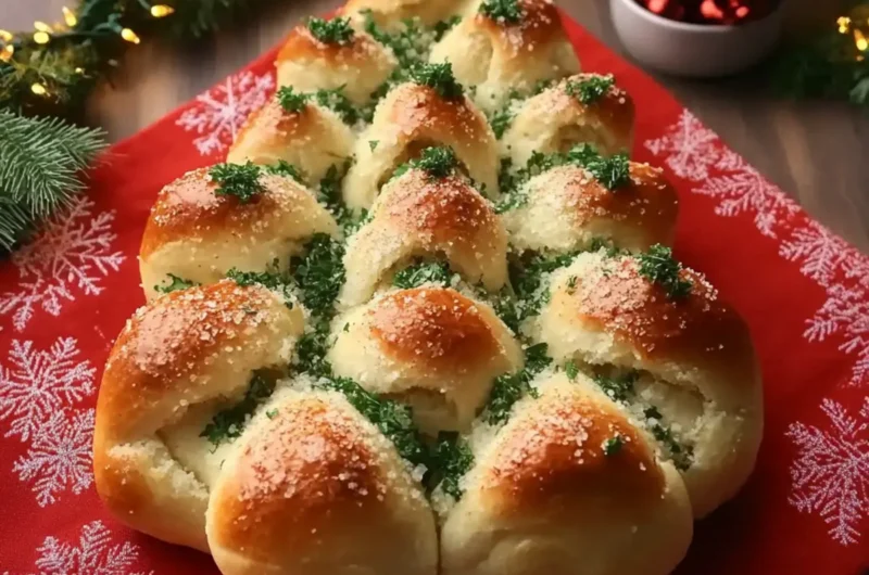 Delicious Christmas Tree Pull Apart Bread Recipe for the Holidays