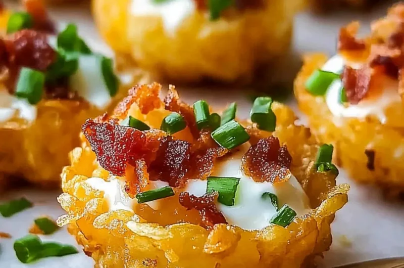 Delicious Loaded Tater Tot Appetizers