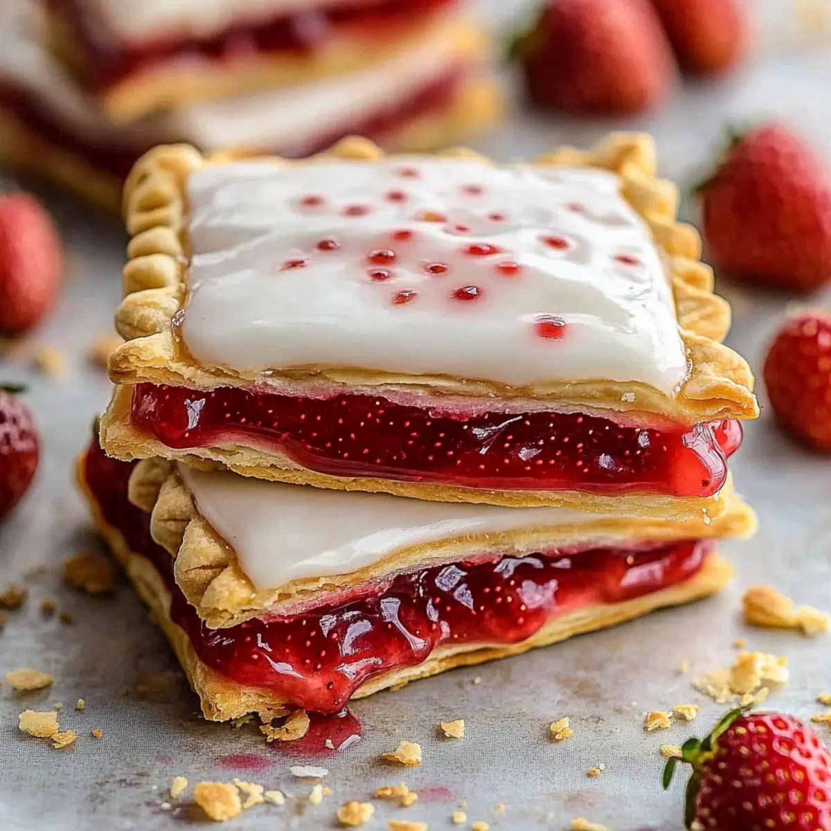 Delicious Homemade Strawberry Pop Tarts Recipe from Scratch