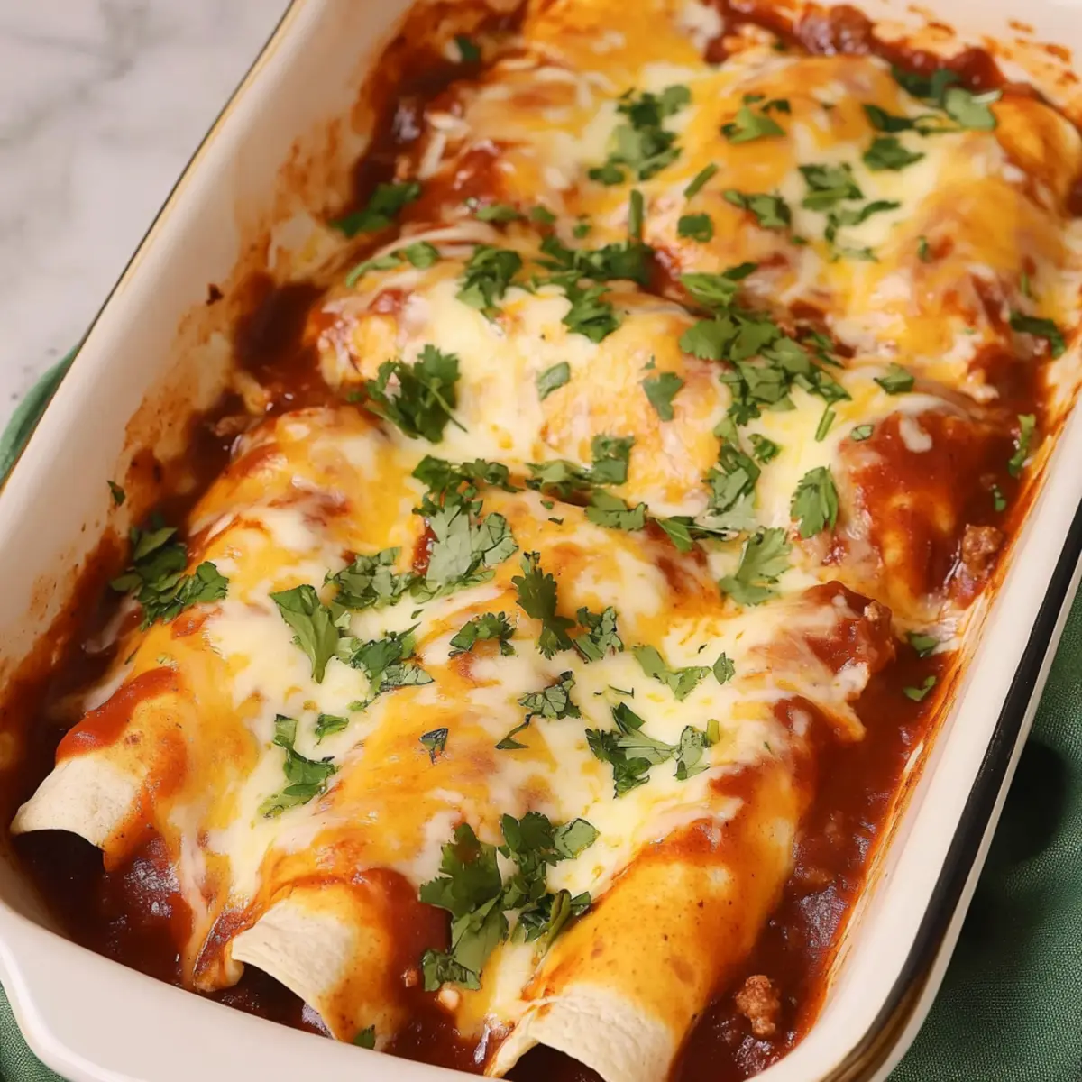 Easy Ground Beef Enchiladas Recipe Ready in 30 Minutes