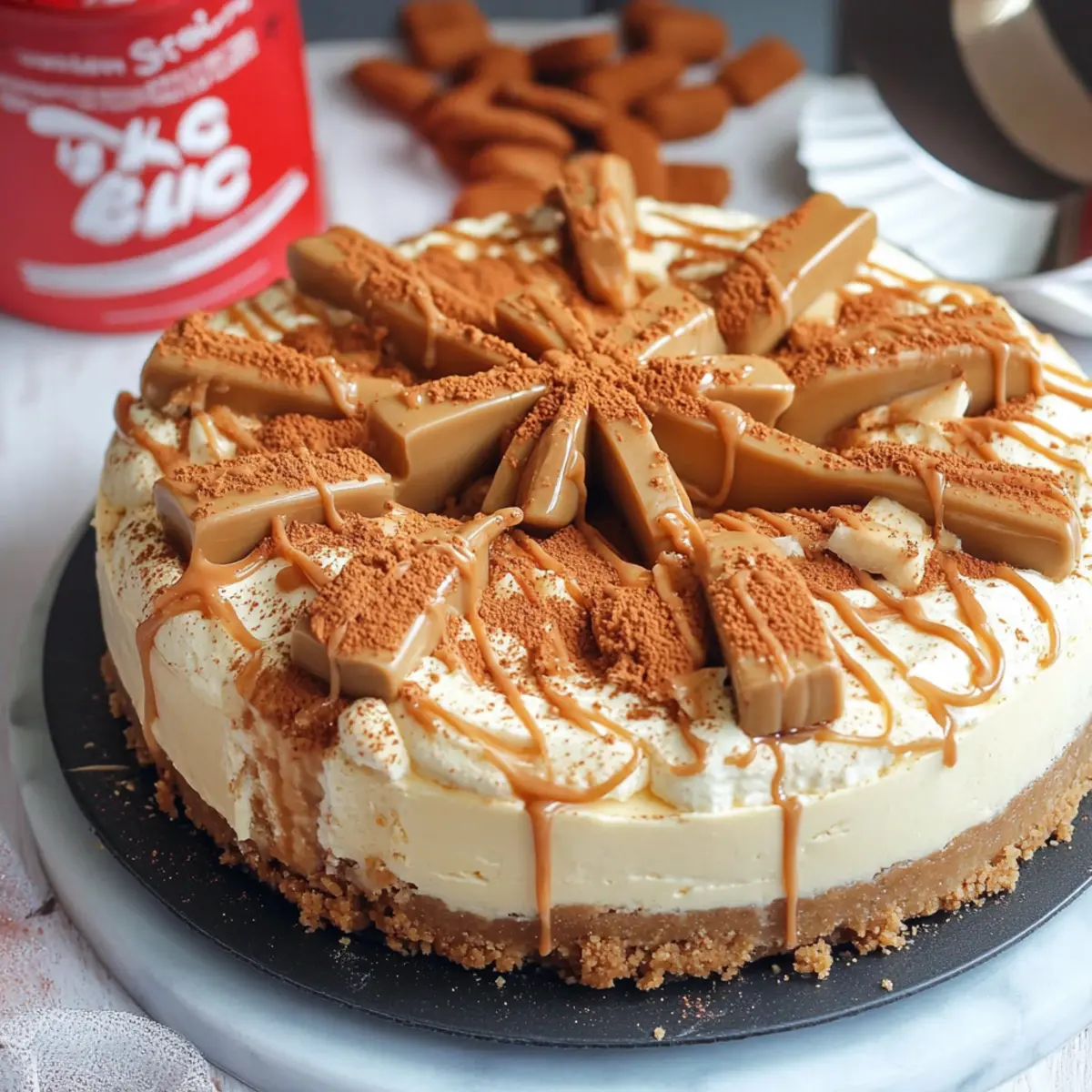 Decadent Valentine’s Lotus Biscoff Cheesecake Recipe for Two