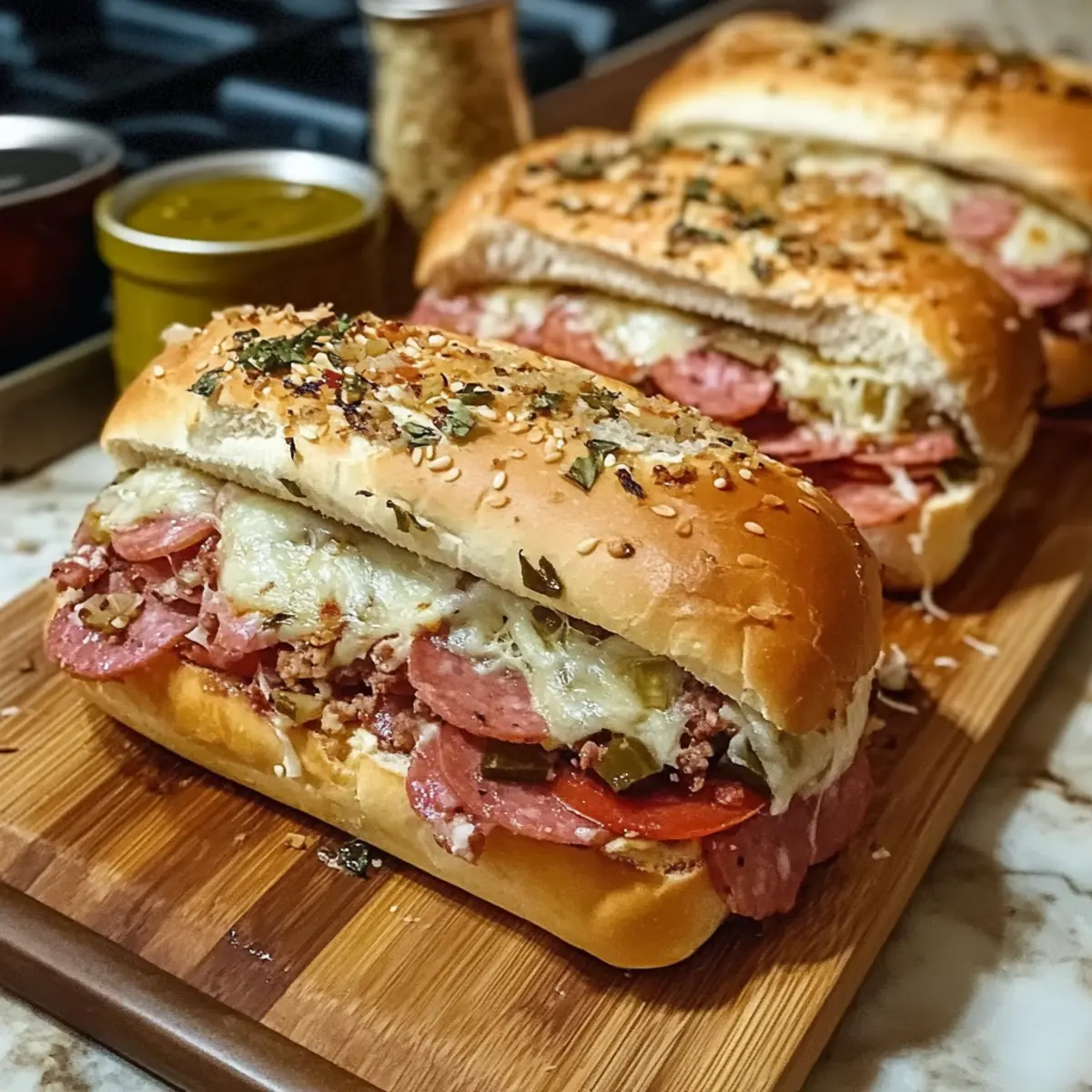Craving a Baked Italian Sub Sandwich