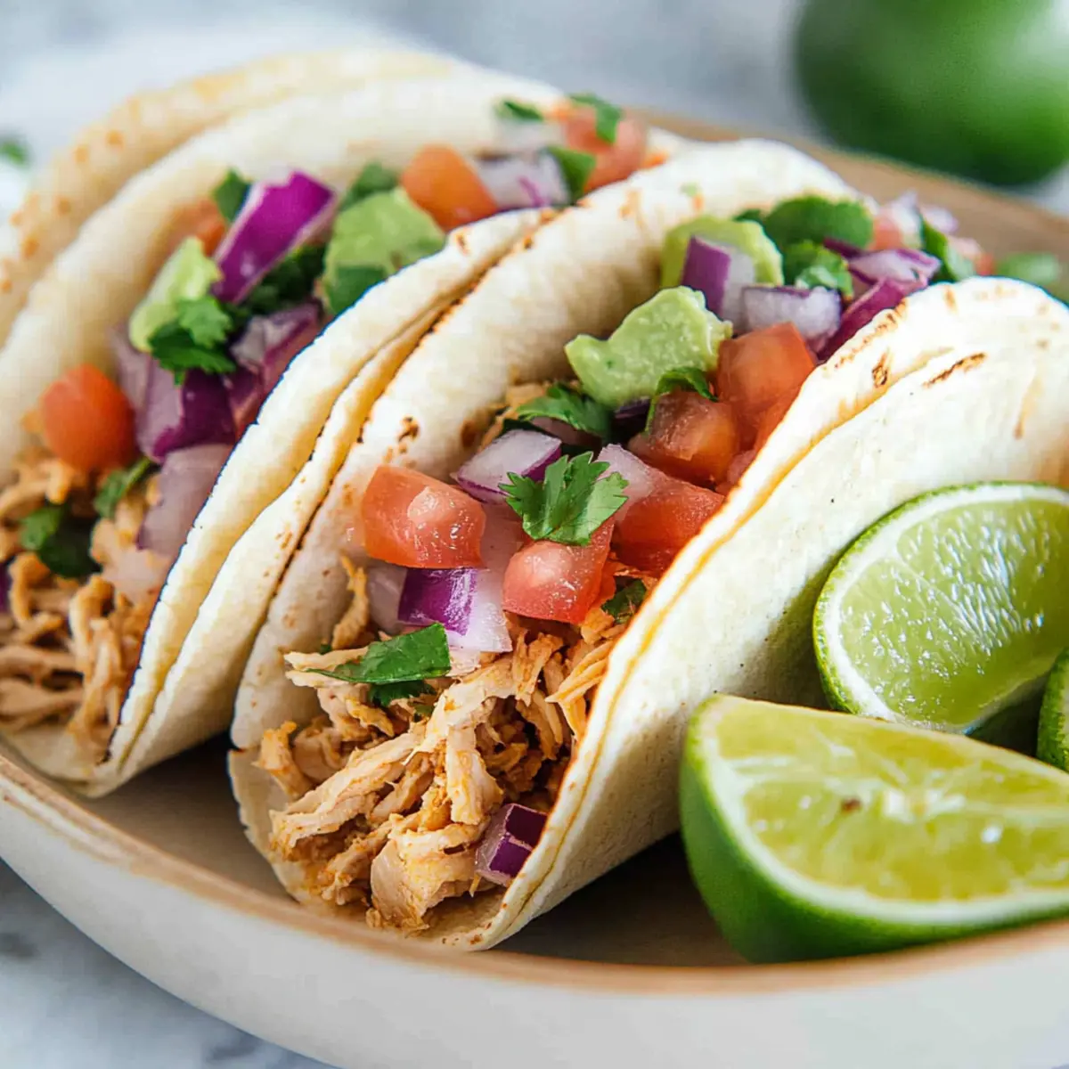Simple and Flavorful Crockpot Shredded Chicken Tacos Recipe