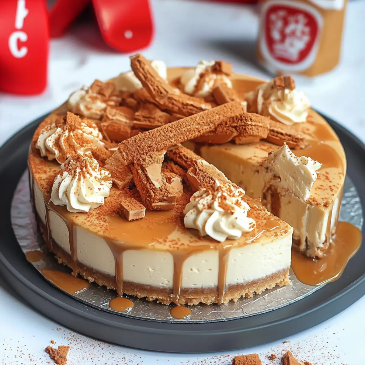 Decadent Valentine’s Lotus Biscoff Cheesecake Recipe for Two